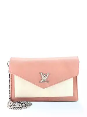 LOUIS VUITTON Louis Vuitton Mylockme Chain Pochette Leather Clutch Bag Multicolour