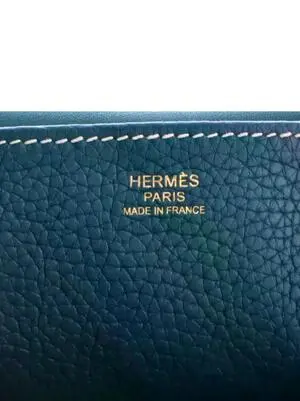 Hermès Halzan Bag Clemence 31 Shoulder Bag - Green