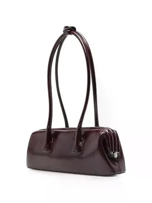 OSOI Mini Boat Leather Shoulder Bag - Red