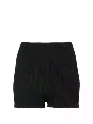 Hunza G Seersucker Bikini Bottoms - Black