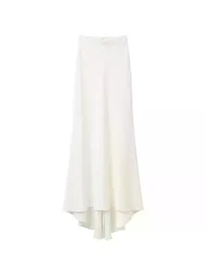 GEMY MAALOUF High-low-hem Long Skirt - White