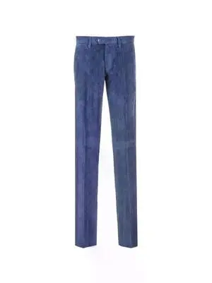 AL DUCA D’AOSTA 1902 Corduroy Cotton Trousers - Blue