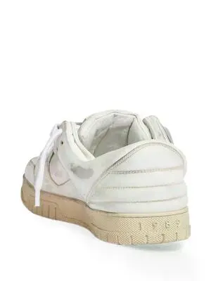 1989 STUDIO Distressed-effect Perforated Sneakers