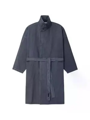 Fear Of God Belted Button-up Coat - Grey