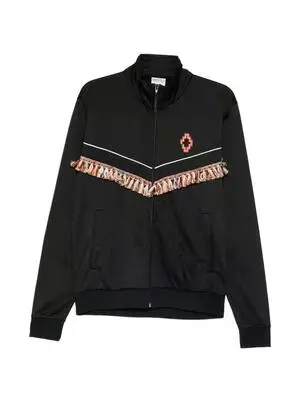 COUNTY OF MILAN Fringed Track Jacket - Black