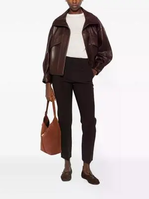 Max Mara Crystal-embellished Polka-dot Long-sleeve T-shirt