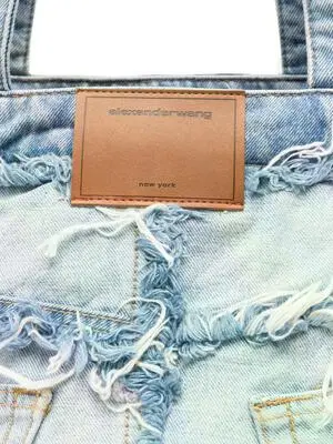 Alexander Wang Deconstructed Denim Tote Bag