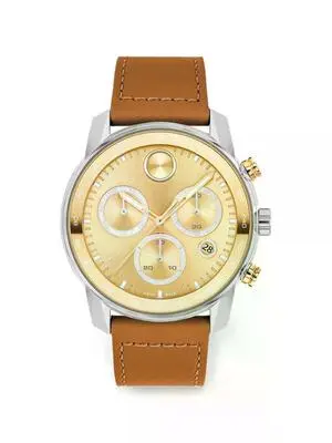 Movado Verso 44mm Chronograph Watch