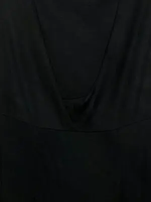 Moschino Sleeveless Draped-back Midi Dress