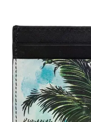 Dsquared2 Palm-tree-print Card Holder