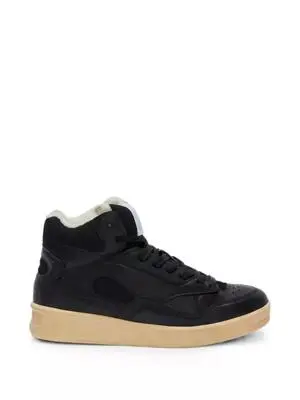 JIL SANDER High-top Panelled Sneakers
