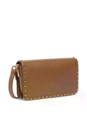 Pinko Love Birds Studded Shoulder Bag