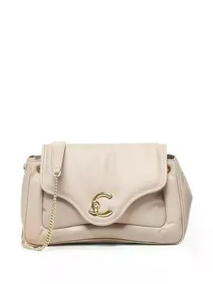 COCCINELLE Logo-plaque Shoulder Bag - Neutrals