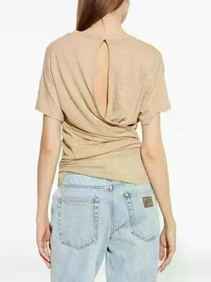 IRO PARIS Twist-detail T-shirt