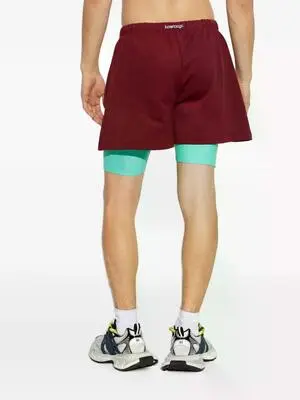 Balenciaga Logo-print Layered Shorts