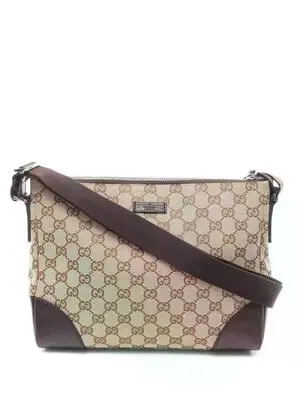 Gucci 2000s Gg Canvas Cross Body Bag - Neutrals