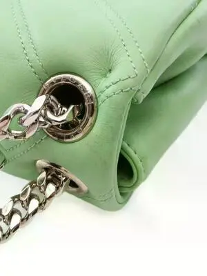 BVLGARI 2010s Serpenti Cabochon Shoulder Bag