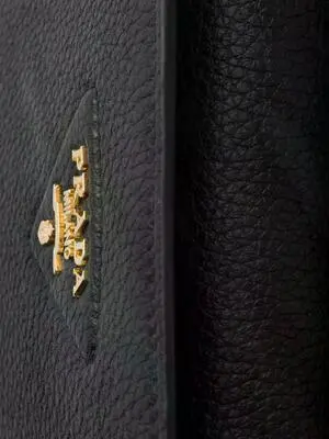 Prada Leather Mini Handbag - Black