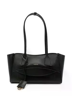HIDESINS Logo-print Leather Shoulder Bag - Black