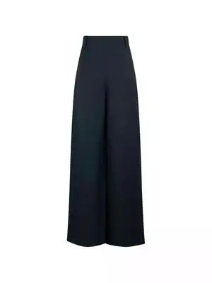 MOORER Pleated Wide-leg Trousers