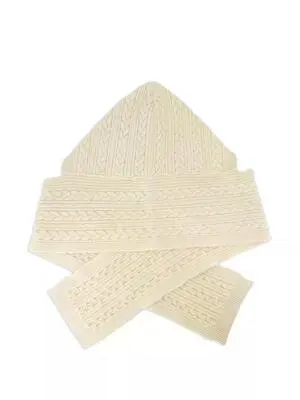 Isabel Marant Étoile Honorine Cable-knit Hodded Scarf
