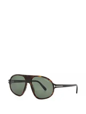 TOM FORD Pilot-frame Sunglasses - Brown