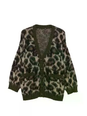 R13 Leopard-pattern Cardigan