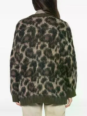 R13 Leopard-pattern Cardigan