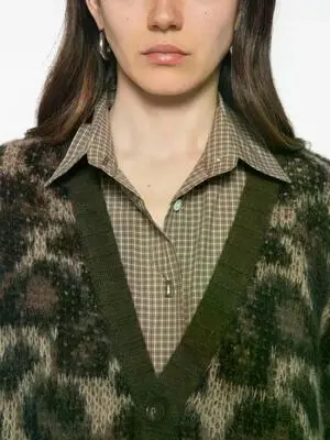 R13 Leopard-pattern Cardigan