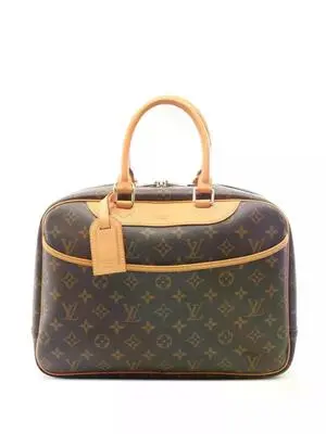 LOUIS VUITTON Monogram Canvas Deauville Tote Bag - Brown