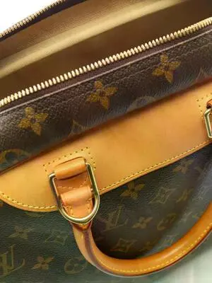 LOUIS VUITTON Monogram Canvas Deauville Tote Bag - Brown