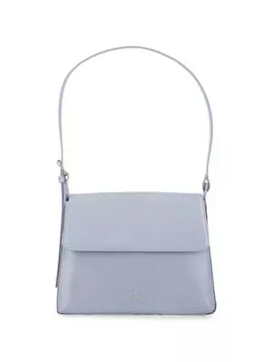 A.p.c. Virginie Logo-print Leather Tote Bag - Blue
