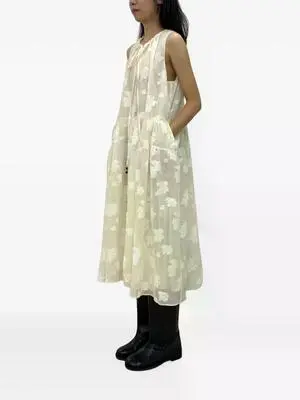 ÉPINGLER Floral-pattern Halter Midi Dress