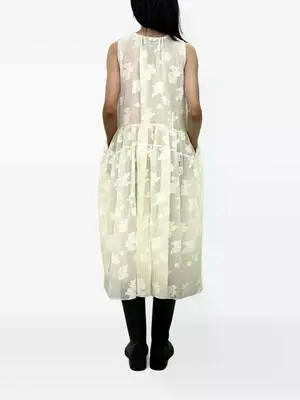 ÉPINGLER Floral-pattern Halter Midi Dress