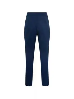 MOORER Side-stripe Tailored Trousers - Blue