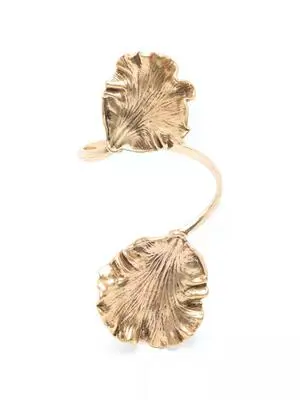 Cult Gaia Iris Leaf Motif Cuff Bracelet - Gold