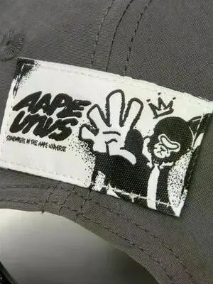 AAPE BY *A BATHING APE Moonface Logo-patch Cap