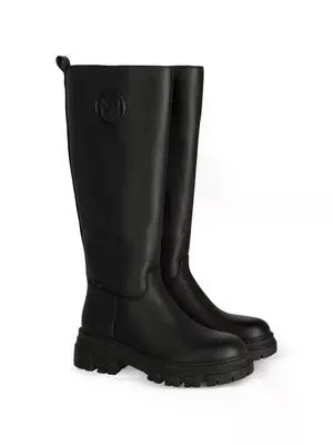 MEXX Logo Patch Lug Sole Boots