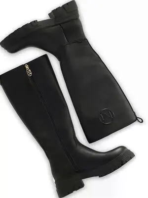 MEXX Logo Patch Lug Sole Boots