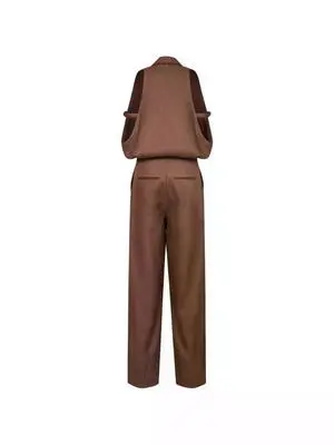 BATAKOVIC Sleeveless Wrap-front Jumpsuit