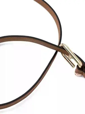 Furla Logo-buckle Leather Belt