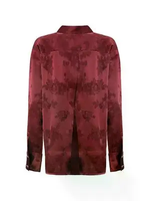 GANNI Jacquard Long-sleeve Shirt