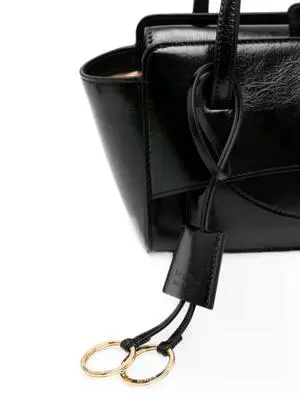 HIDESINS Logo-print Leather Tote Bag