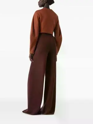 Loro Piana Siena Wide-leg Knit Track Pants - Red