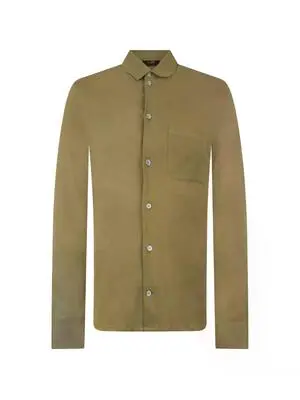 MOORER Siena Long-sleeve Shirt - Green