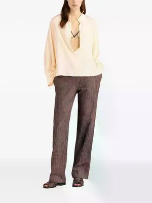 Momoni Gathered Sleeve Shirt