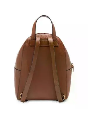 COCCINELLE Beat Generation Logo-print Pebbled-leather Backpack