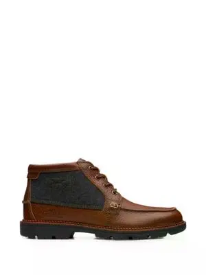 Clarks Contrast Stitching Boots For Men