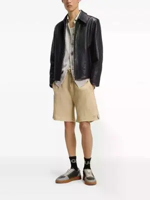 Hugo Crinkle-effect Drawstring Track Shorts