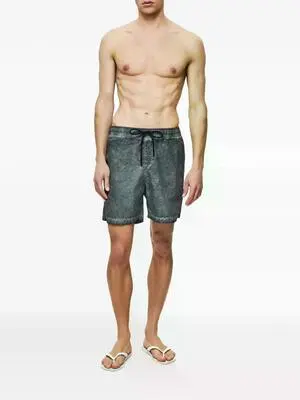 Chinese Laundry Drawstring Swim Trunks - Grey